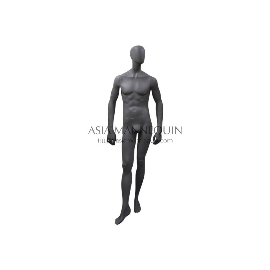 SK34 Female Mannequin Fiberglass Matte Grey Color, Female | Asia Mannequin